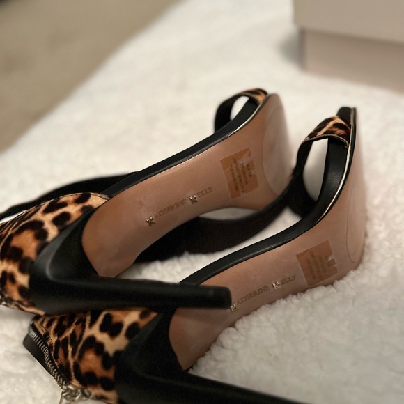 Katherine Kelly | Shoes | New Katherine Kelly Leopard Sandal With 4 ...